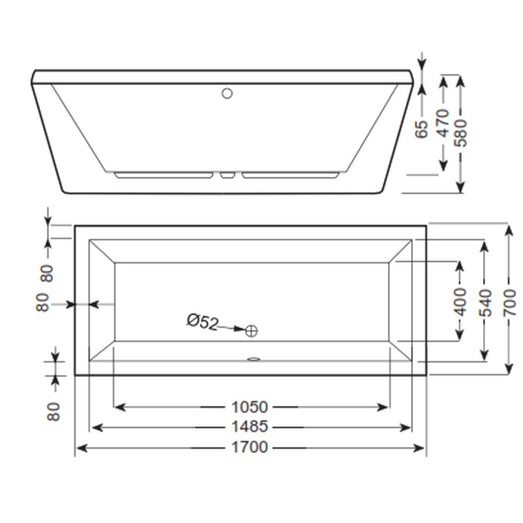 Cobra - Cubo - Baths - Built-In - White | Lixil Africa