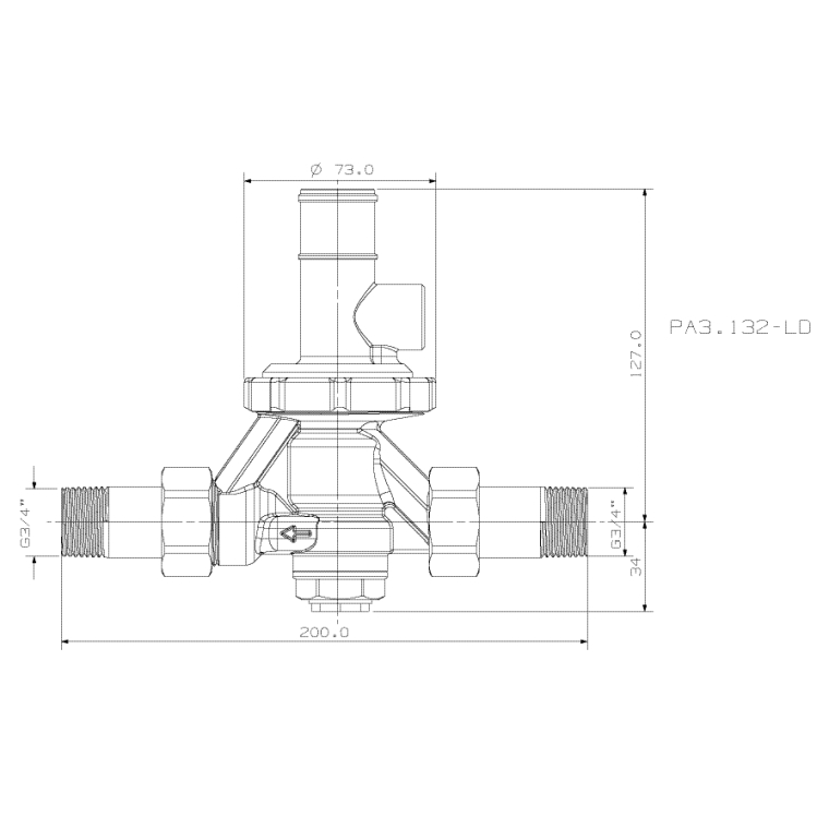 Cobra - Masterflo I - Valve - Geyser - Pressure Control Valve - Brass ...