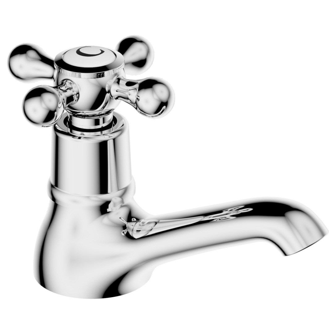 Tap Pillar Cobra Roma 15mm Chrome | Plumb-It Online