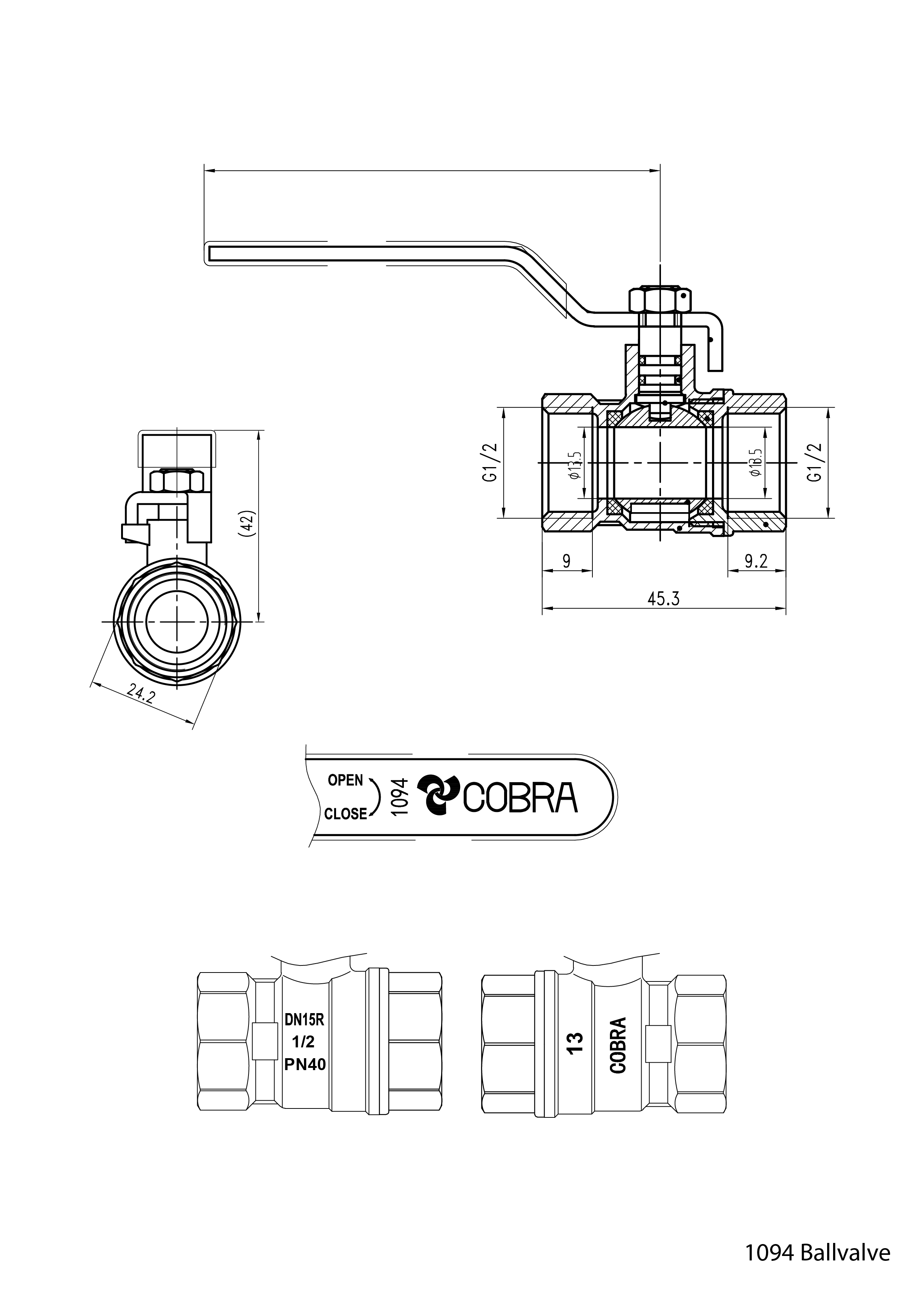 Cobra - - Valves & Connectors - Ball Valves - Brass | Lixil Africa