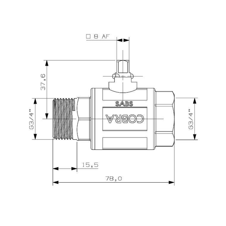 Cobra - - Valve - Isolating - Ball Valve - Brass | Lixil Africa