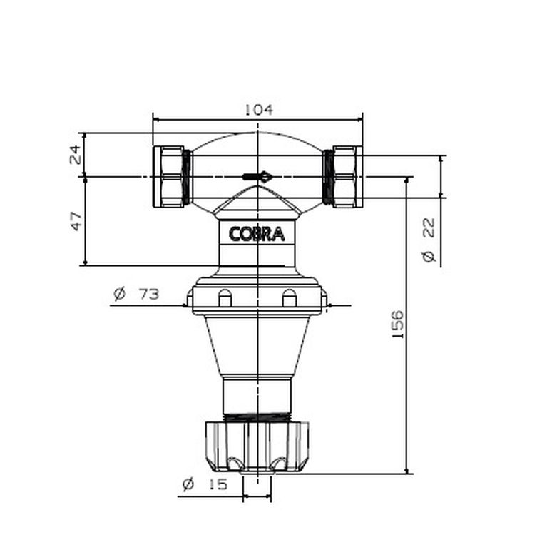 Cobra - Masterflo II - Valve - Geyser - Pressure Control Valve - Brass ...