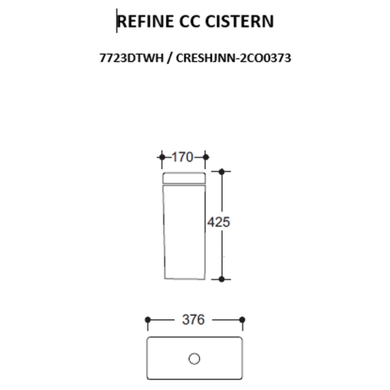 Vaal - Refine - Toilets - Cisterns - White | Lixil Africa