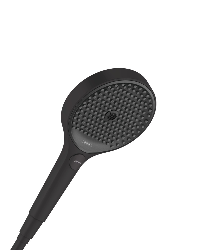 Hand Shower Hansgrohe Rainfinity 130 3 Jet Matt Black | Plumb-It Online
