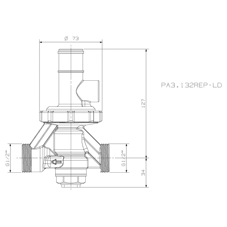 Cobra - Masterflo I - Valve - Geyser - Pressure Control Valve - Brass ...