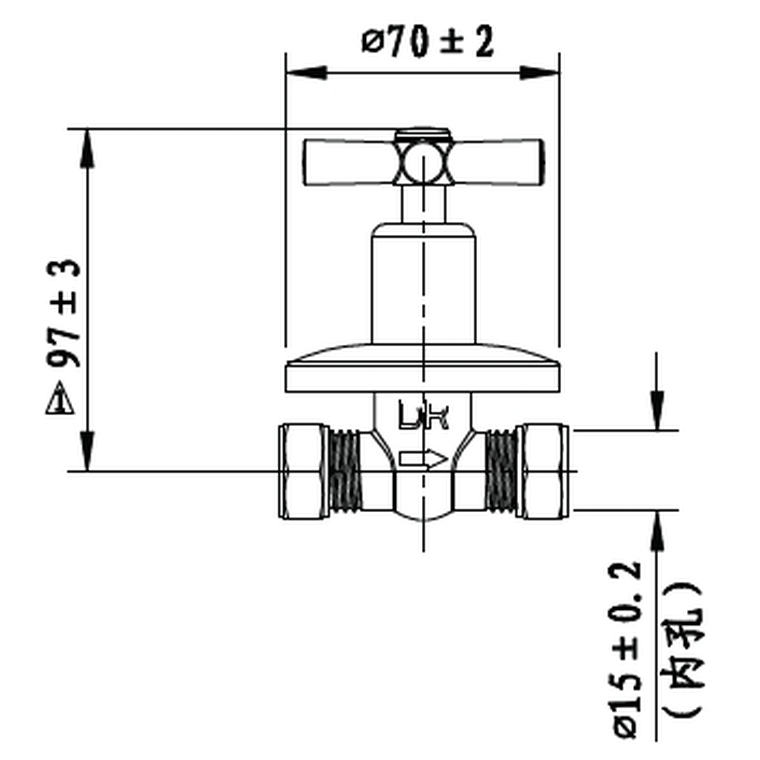 Cobra - Ledimo - Tap & Mixer Screw Down - Stop Tap - Chrome | Lixil Africa