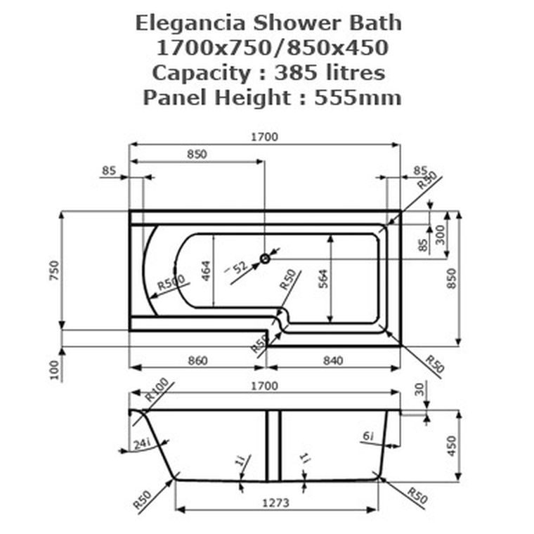 Cobra - Elegancia - Baths - Built-In - White | Lixil Africa